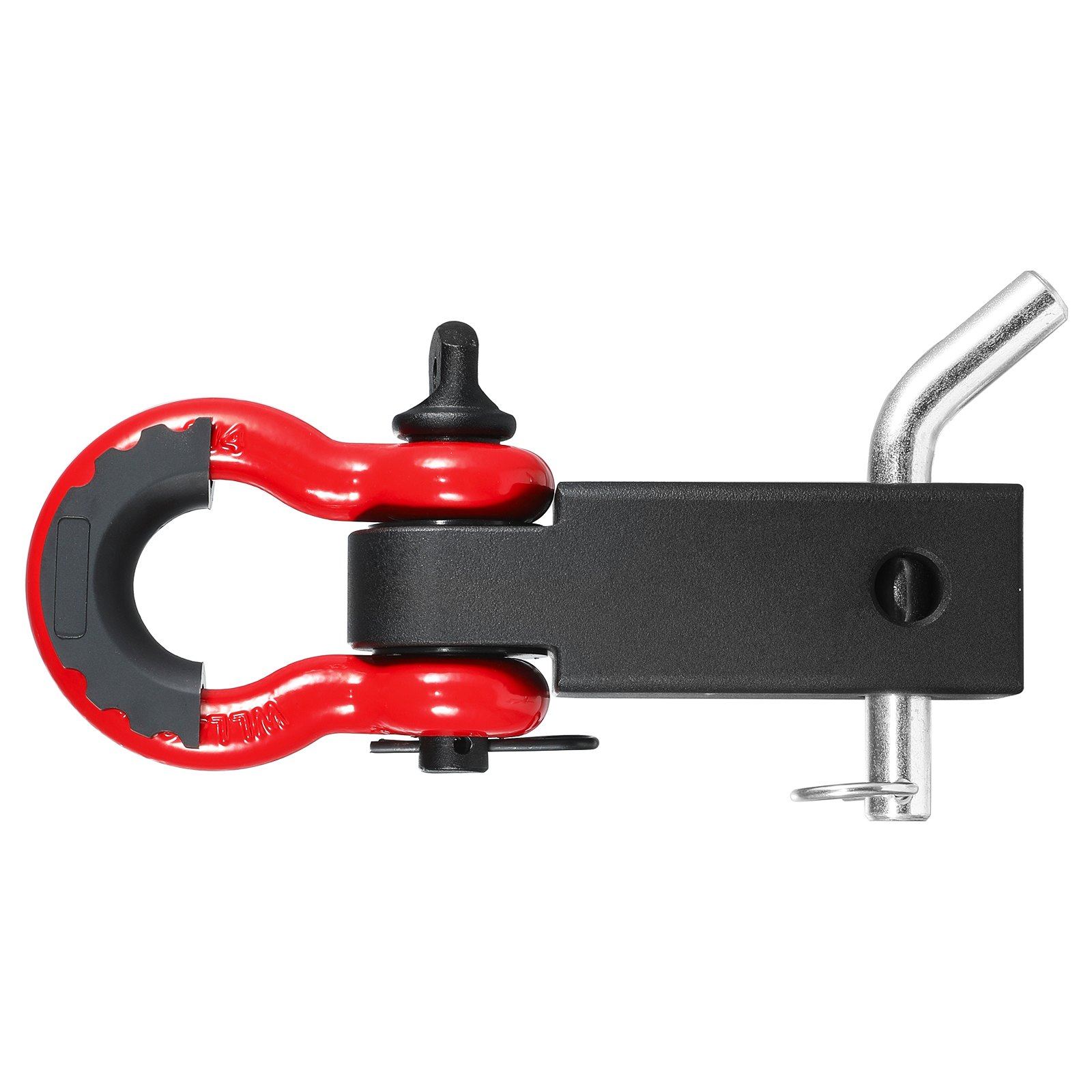 VEVOR Shackle Hitch Receiver, Fits 2" Receivers, 52900 lbs Breaking ...