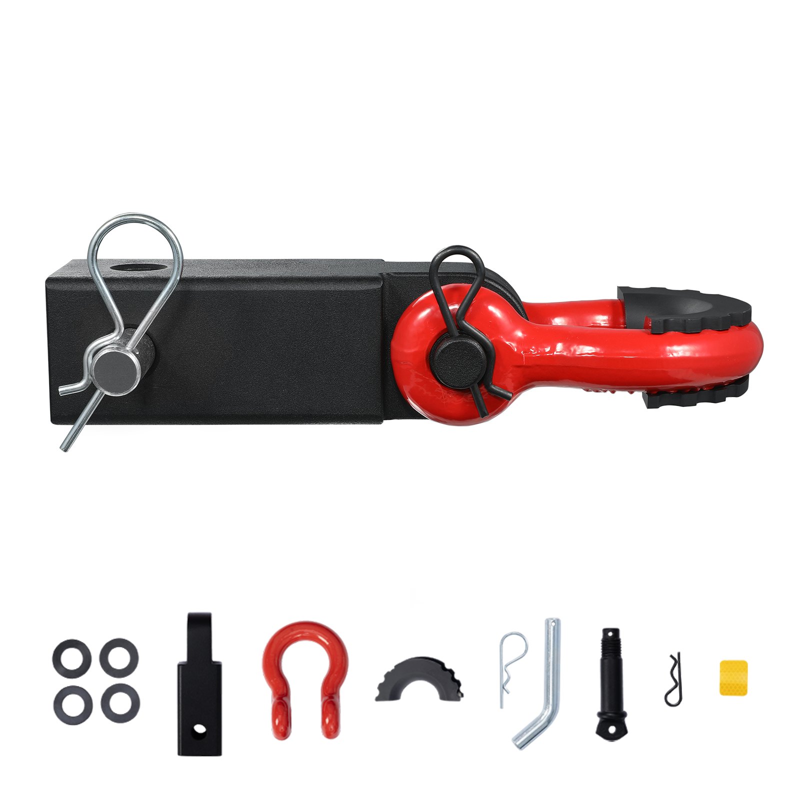 VEVOR Shackle Hitch Receiver, Fits 2" Receivers, 52900 lbs Breaking ...