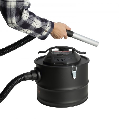 VEVOR Ash Vacuum Cleaner, 4 Gallon with 1200W Powerful Suction, Ash Vac ...
