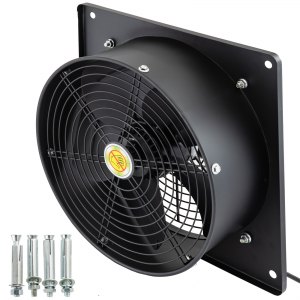 14in Outer Rotor Fan Ventilation Fan Flow Power 110w Kitchen Exhaust ...
