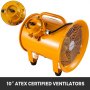 VEVOR Explosion Proof Fan 10 Inch(250mm) Utility Blower 350W Explosion ...