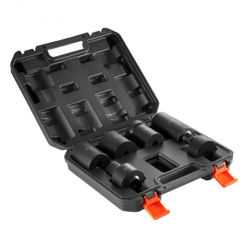 VEVOR Spindle Nut Socket Tool Kit 1/2 inch Drive 6 Piece Axle Hub Nut ...