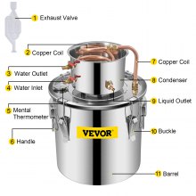 VEVOR Still Parts - Premium Home Distillation Kits