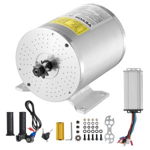 2000W Electric Brushless DC Motor Kit 48V 4300rpm Motor with Speed ...
