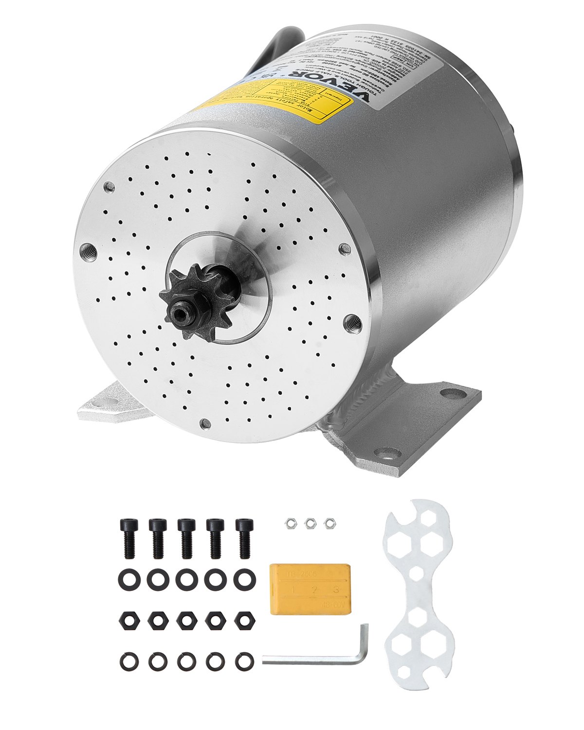 VEVOR 3000W Electric Brushless DC Motor, 72V 4900rpm Go Kart Electric ...
