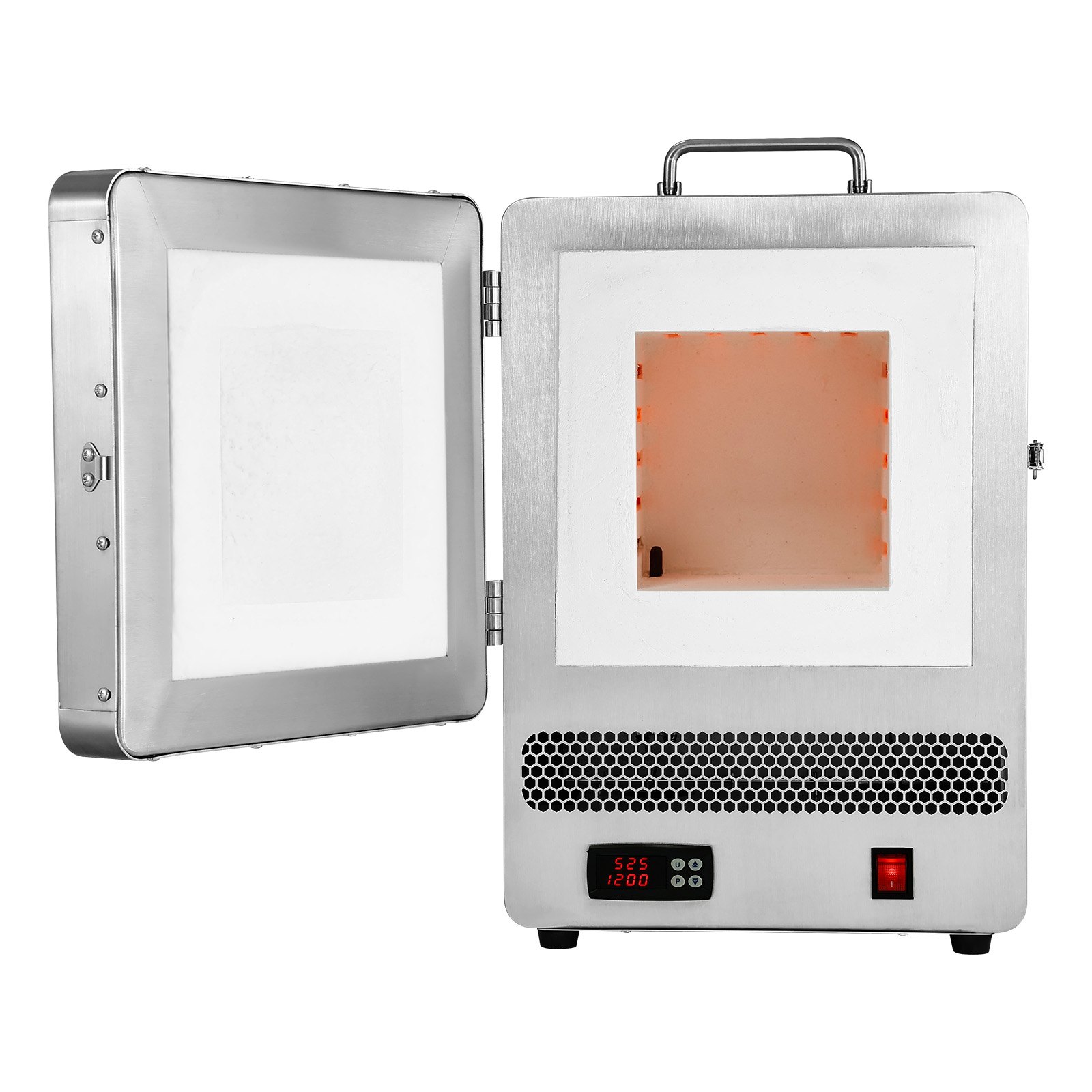 VEVOR Tabletop Kiln Melter, 1500W Electric Kiln, 2192℉ Max Temperature ...