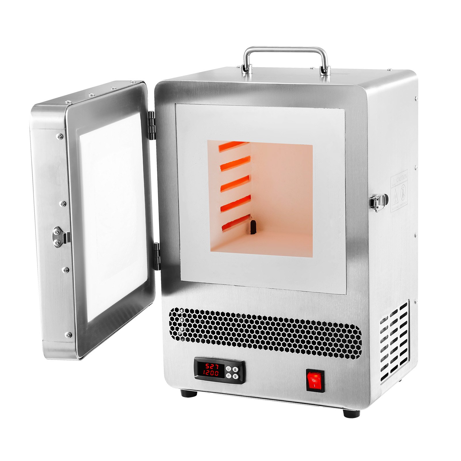 VEVOR Tabletop Kiln Melter, 1500W Electric Kiln, 2192℉ Max Temperature ...