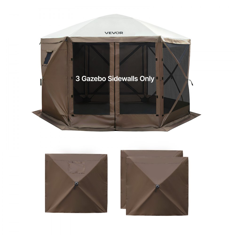 VEVOR Canopy Sidewalls, 5.67 x 4.85 ft, Canopy Tent Walls with ...