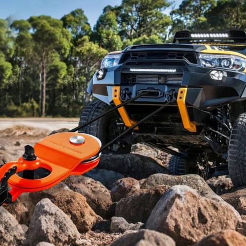 VEVOR 30 T Snatch Block for Winch Recovery, 66,000 lbs Break Strength ...