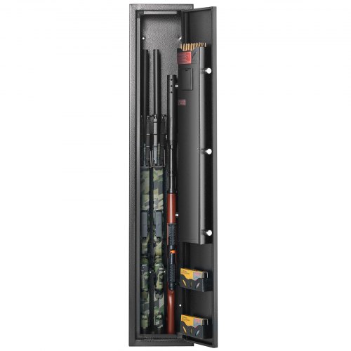 VEVOR 3 Rifles Gun Safe, Rifle Safe with Digital Keypad & Lock, Quick ...