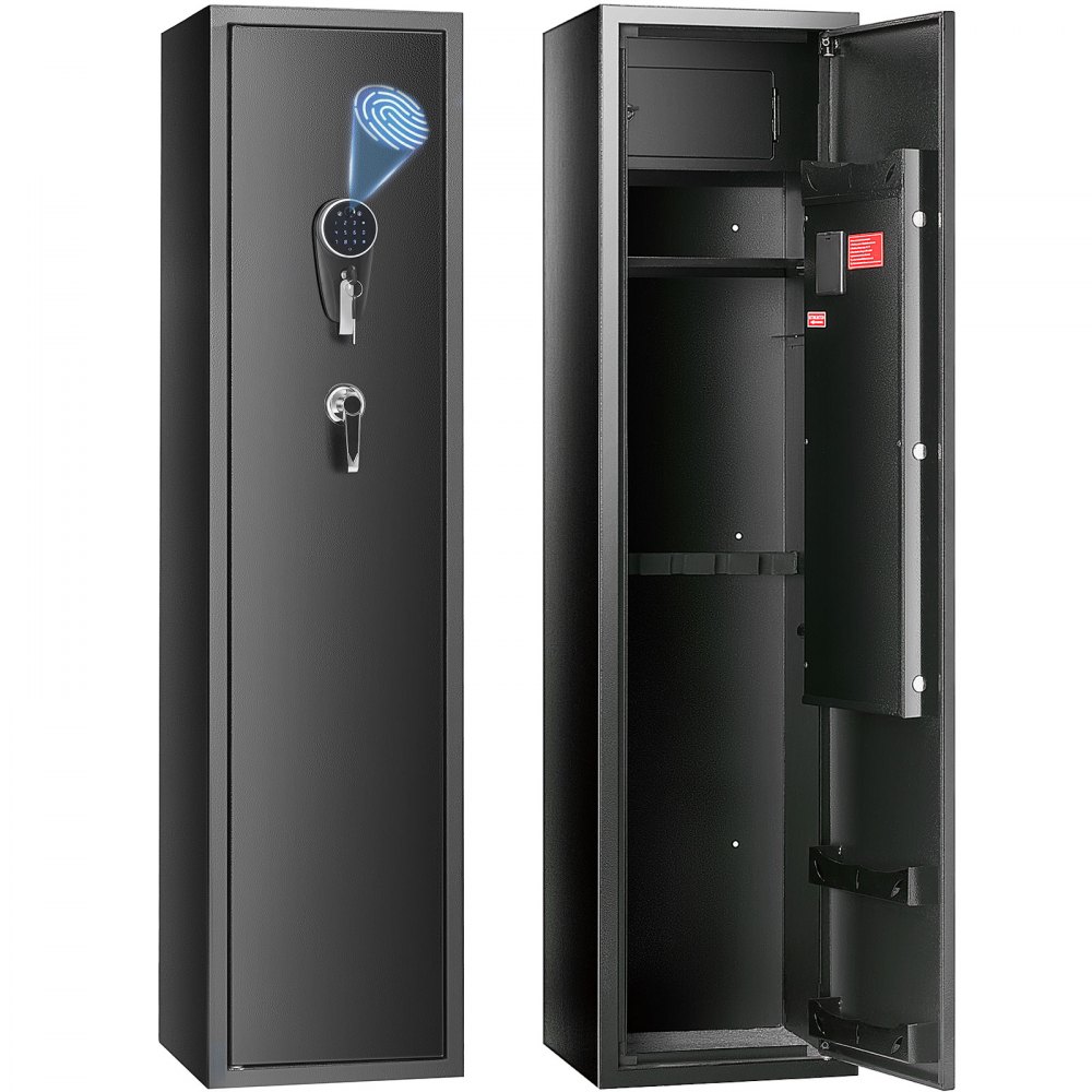 VEVOR VEVOR Gun Safe Rifle Safe with Fingerprint & Digital Keypad Lock ...