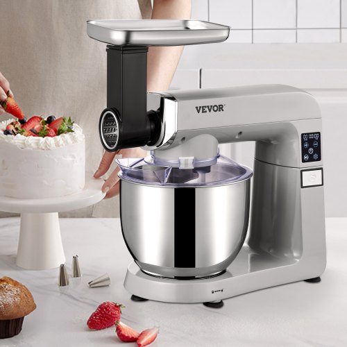 VEVOR 6 IN 1 Stand Mixer, 450W Tilt-Head Multifunctional Electric Mixer ...