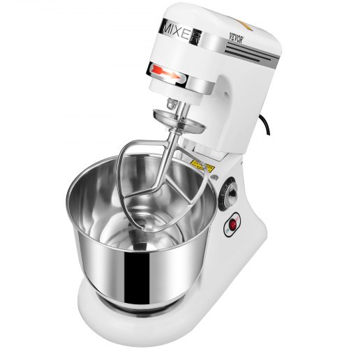 VEVOR 600W Stand Mixer 11-Speed Tilt-Head Dough Mixer 7.4 Qt Bowl 3 ...