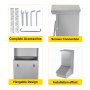 Vevor Hog Feeder Pig Feeders 50 Lbs Single Door Swine Trough With Hog ...