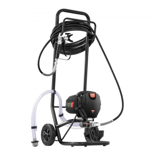 VEVOR Stand Airless Paint Sprayer, 750W 3000PSI High Efficiency Electric Airless Sprayer With ...