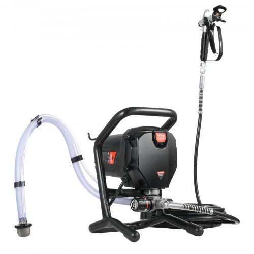 VEVOR Stand Airless Paint Sprayer, 3000PSI 750W Efficient Electric Airless Sprayer,for Home ...
