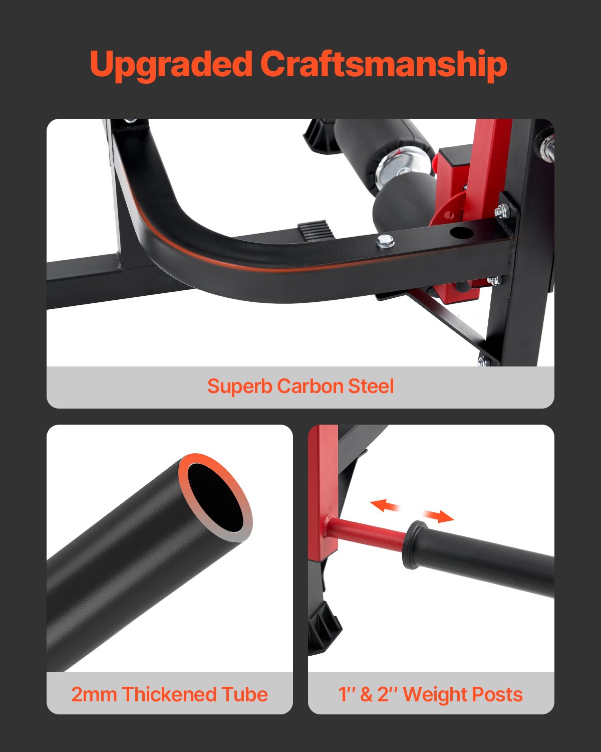 VEVOR Leg Extension and Curl Machine, Seated Leg Rotary Extension for ...