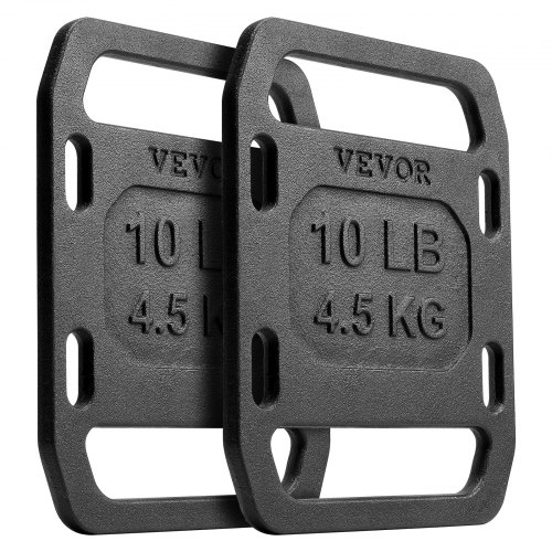 VEVOR Cast Iron Ruck Weights for Rucking Weight Plate with Handle 10LB ...