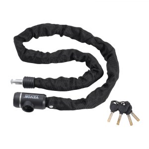 VEVOR Bike Chain Lock 3.94 Ft Combination Bicycle Chain Lock with 3 ...