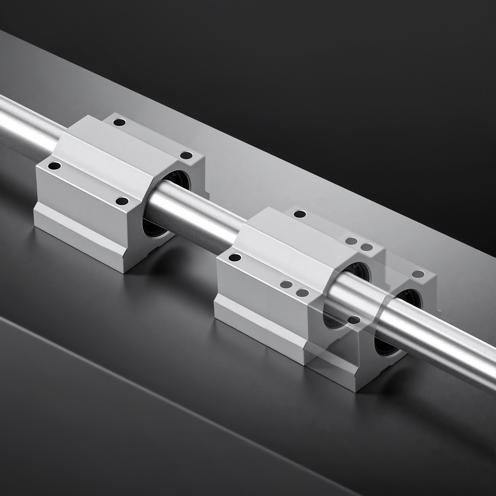 VEVOR Linear Rail Kit, SFC25, 2Pcs 1000 mm (39.4 inch) Linear Motion ...