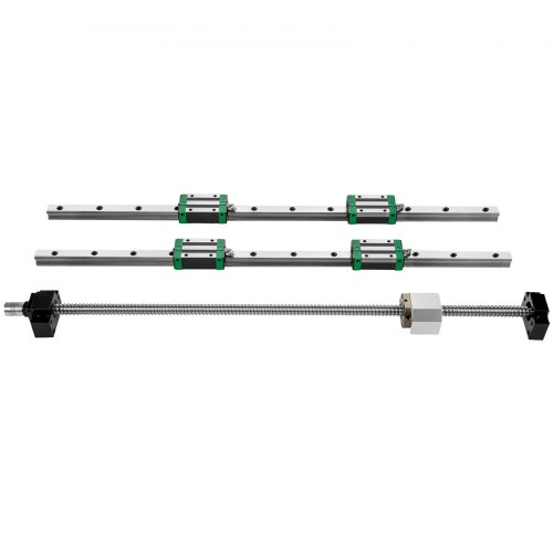 VEVOR VEVOR Linear Guide Rail 2Pcs HGR20-700mm Linear Slide Rail with ...