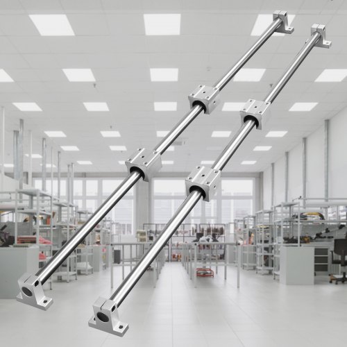 VEVOR Linear Guide Rail Set, SFC16 1000mm, 2 PCS 39.4 in/1000 mm SFC16 ...