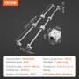 VEVOR Linear Guide Rail Set, SFC20 1000mm, 2 PCS 39.4 in/1000 mm SFC20 ...