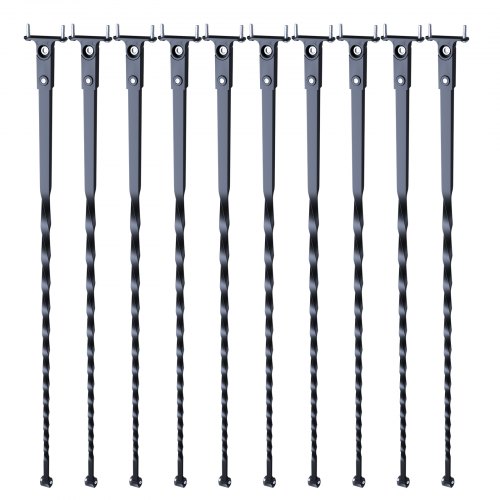 VEVOR Staircase Metal Balusters, 44'' x 1/2" Galvanized Steel ...
