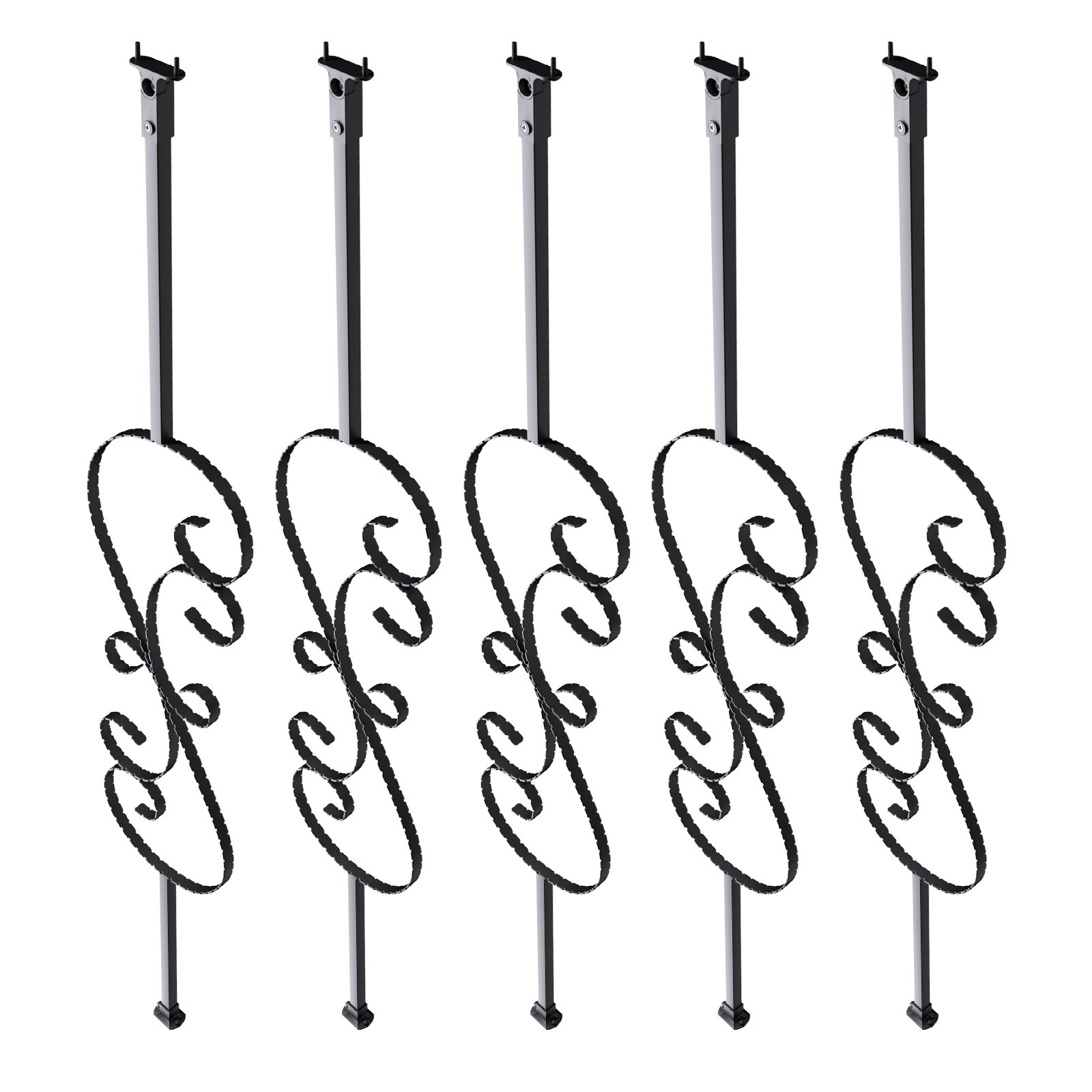 VEVOR Staircase Metal Balusters, 44'' x 1/2" Galvanized Steel ...