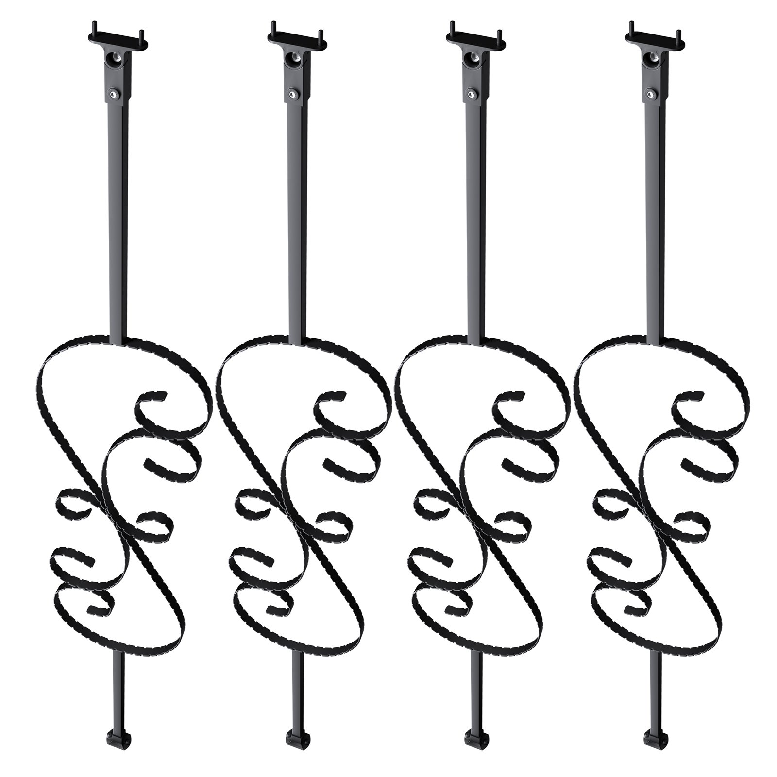 VEVOR Staircase Metal Balusters, 44'' x 1/2" Galvanized Steel ...