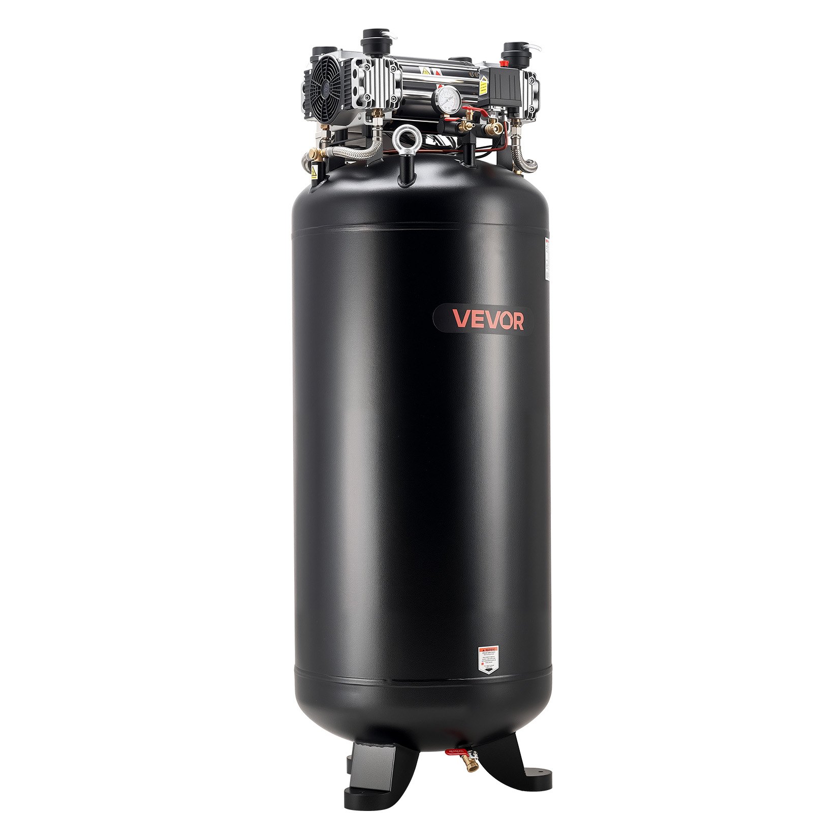VEVOR 80 Gallons Heavy-Duty Air Compressor, 5HP 13.5SCFM at 90PSI Air ...