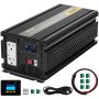 VEVOR Power Inverter, 2000W Modified Sine Wave Inverter, DC 12V to AC ...