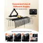 VEVOR 50 in Lanscape Rock Rake, 3-Point Tow Behind Landscape Rake with ...