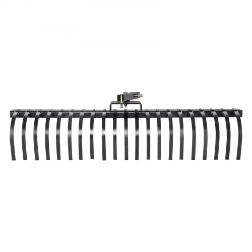VEVOR Tow Behind Landscape Rake, 60" Tow Dethatcher with 21 Steel Coil ...