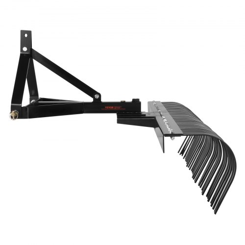 VEVOR Tow Behind Dethatcher, 72-inch Tow Dethatcher with 36 Steel Tines ...