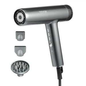 VEVOR Professional Hair Dryer, 3.0 Million Negative Ions Blow Dryer, 98 ...