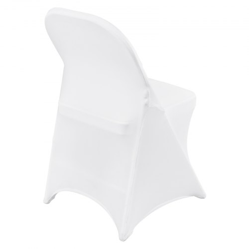 VEVOR White Stretch Spandex Chair Covers - 30 PCS, Folding Kitchen ...