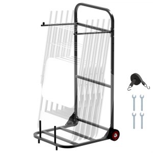 VEVOR Folding Chair Rack, 100 LBS Capacity, Heavy-duty Chair Cart for ...