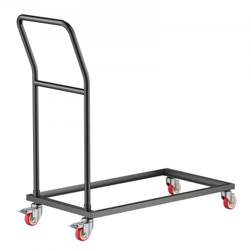 Folding Chair Rack Cart for 25 Chairs of 300 LBS L-shape Vertical ...