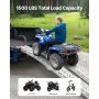 1500 lbs Aluminum Ramps 2Pcs Heavy-duty Loading Ramps with Handles ...
