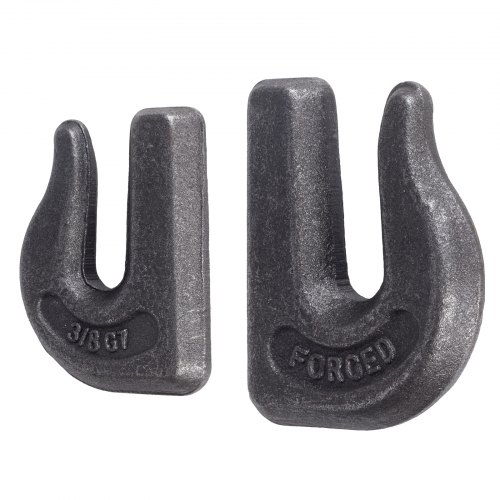 VEVOR Weld-on Grab Chain Hooks 3/8" Tow Hook G70 Forged Steel Tractor ...