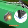VEVOR Weld-on Grab Chain Hooks 3/8" Tow Hook G70 Forged Steel Tractor ...
