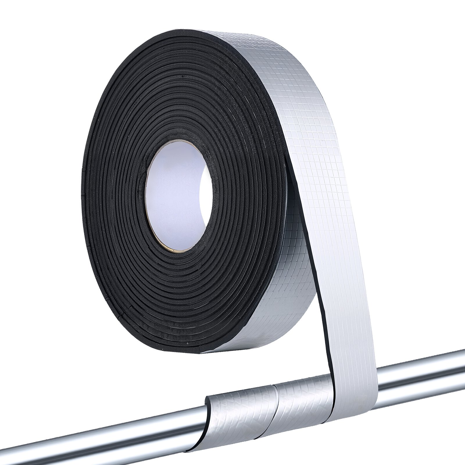 VEVOR Pipe Insulation Wrap, 32.8 FT x 2-inch Pipe Insulation Tape with ...