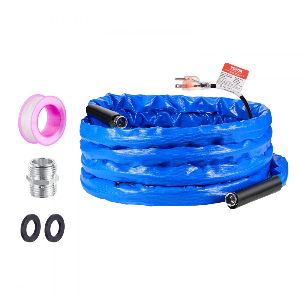 VEVOR 25ft Heated Water Hose for RV -45℉ Antifreeze Heated Drinking ...