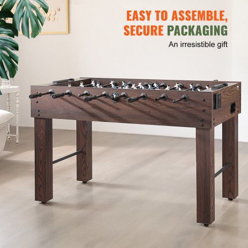 VEVOR Foosball Table, 55 inch Standard Size Foosball Table, Indoor Full ...